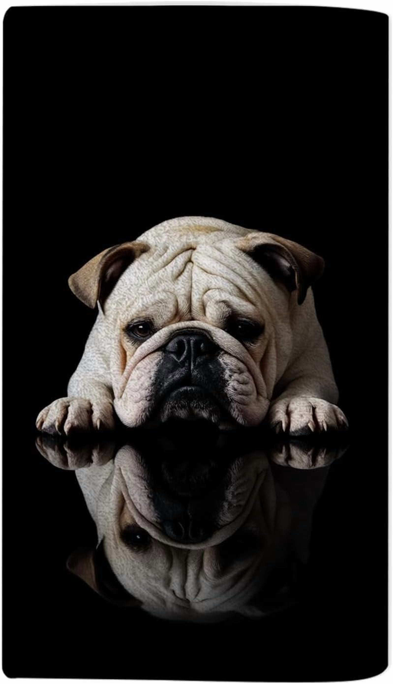 FYSGDF-Funny Dog Beach Towel Bulldog Cute Face Face Towels Suit Travel ...