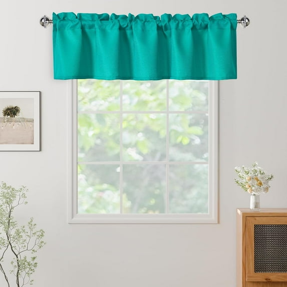 FYSGDF-Valance for Windows Rod Pocket Water Repellent Toppers for ...