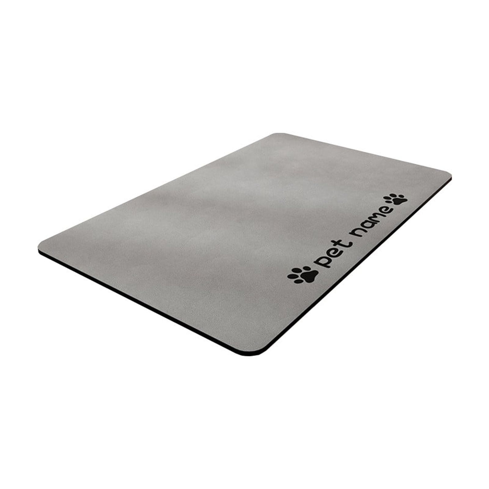 FYTPOV Dog Food Mat, 15.75x11.81in Rubber Dogs and Cats Bowl Mat, Anti ...