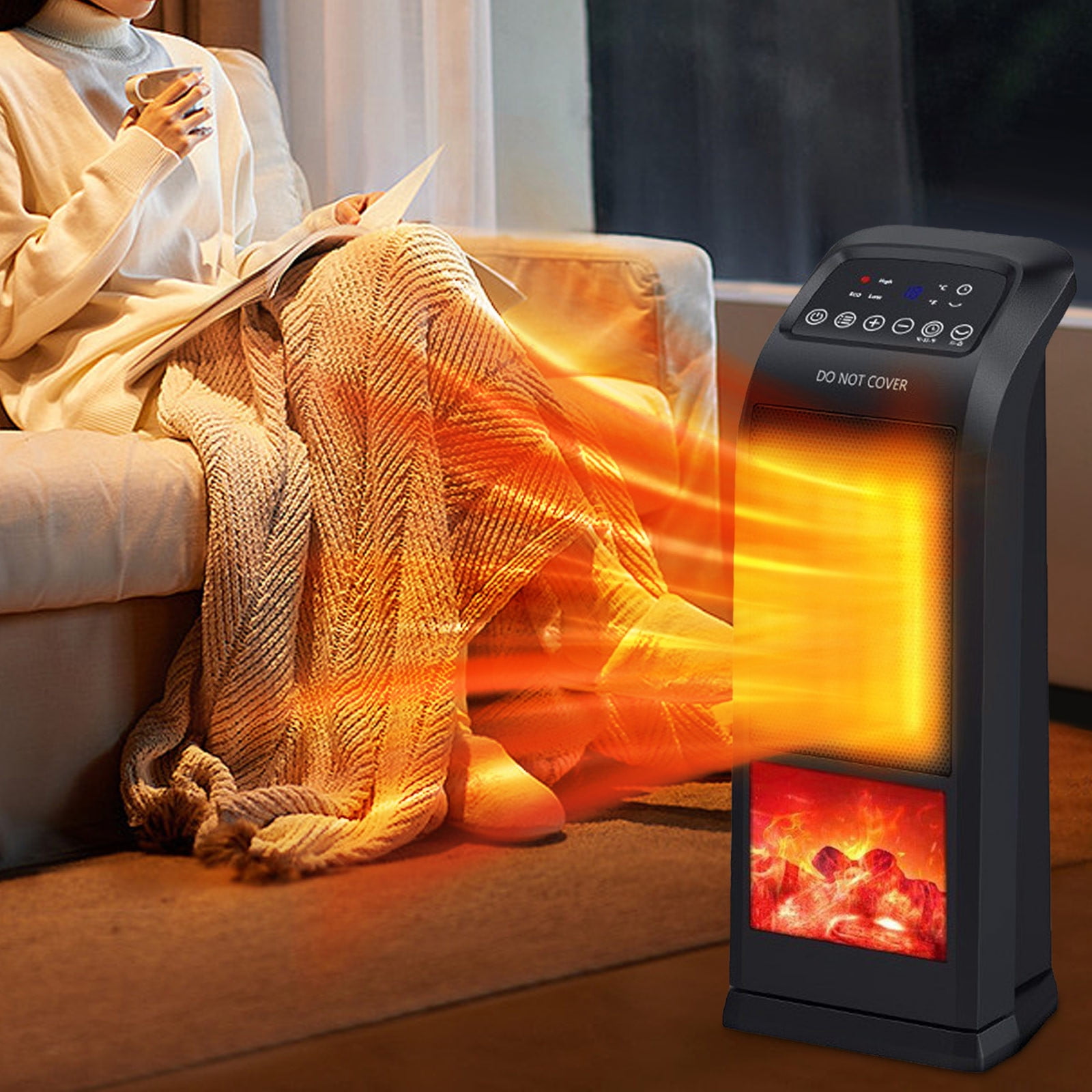 FYTPOV Space Heater with Handle, Heaters for Indoor Use, Ceramic ...