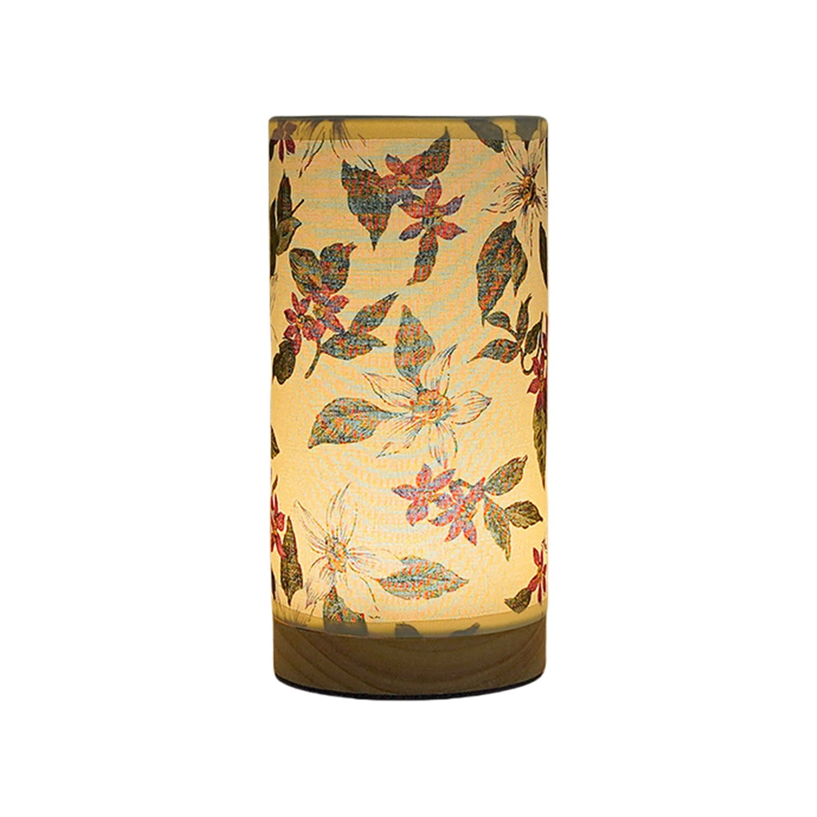 FYTPOV Table Lamp, Bedside Nightstand Lamp, Exquisite Painted Fabric ...