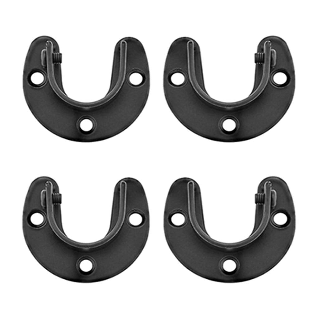 FYTRONDY Stainless Steel 1-1/2 inch Wardrobe Closet Rod Bracket, U ...