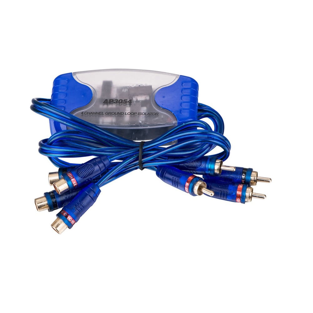 FYUU 4-Channel RCA Audio Noise Filter Suppressor Ground Loop Isolator ...