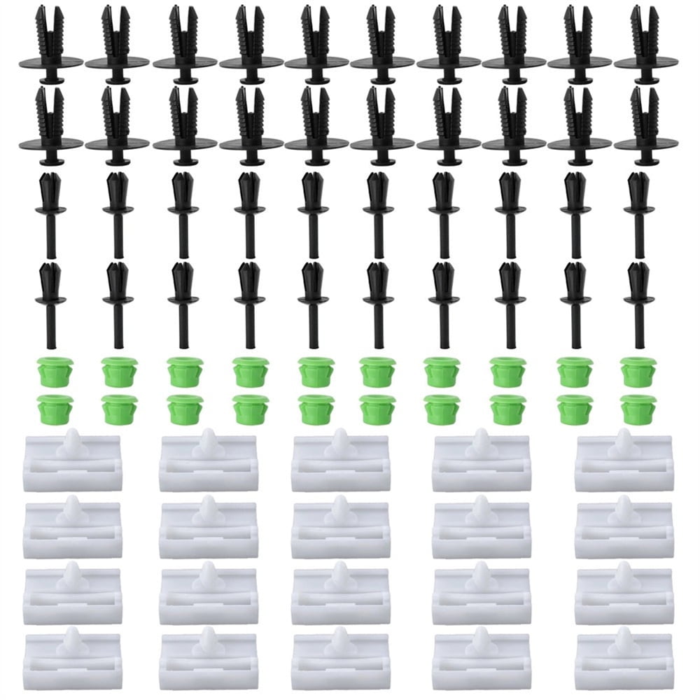 FYUU 80pcs Grommet Clips Fasteners Rivet Retainers For BMW 3 Series E36 ...