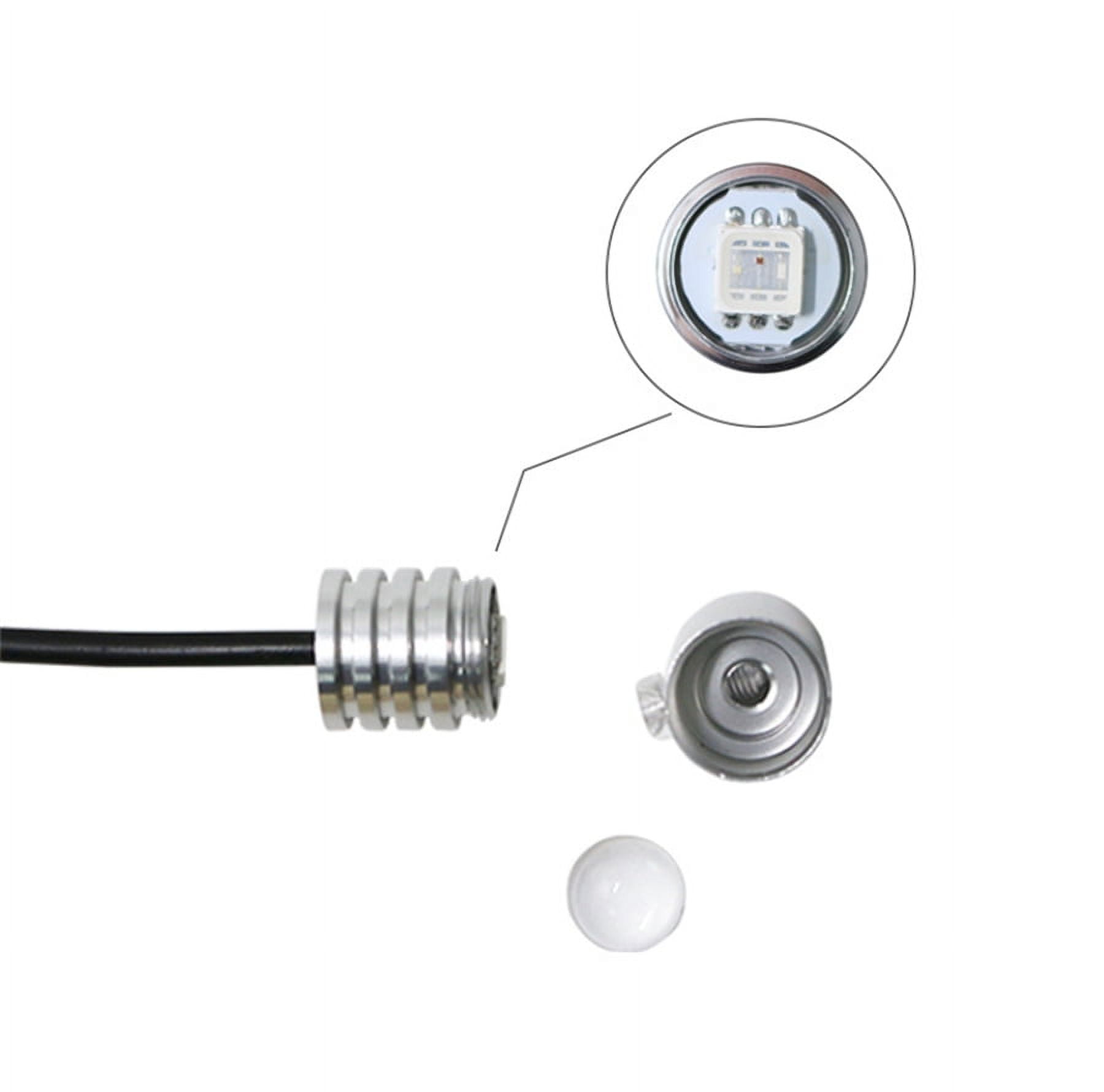 FYUU 9 in 1 RGB 6M Car Interior Decor Fiber Optical Strip Light ...