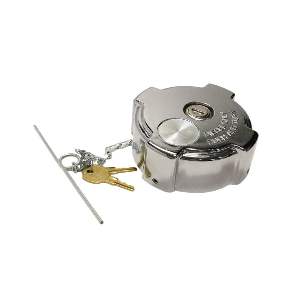 FYUU Aluminum Locking Diesel Fuel Cap For Freightliner # 03-37017-002 ...