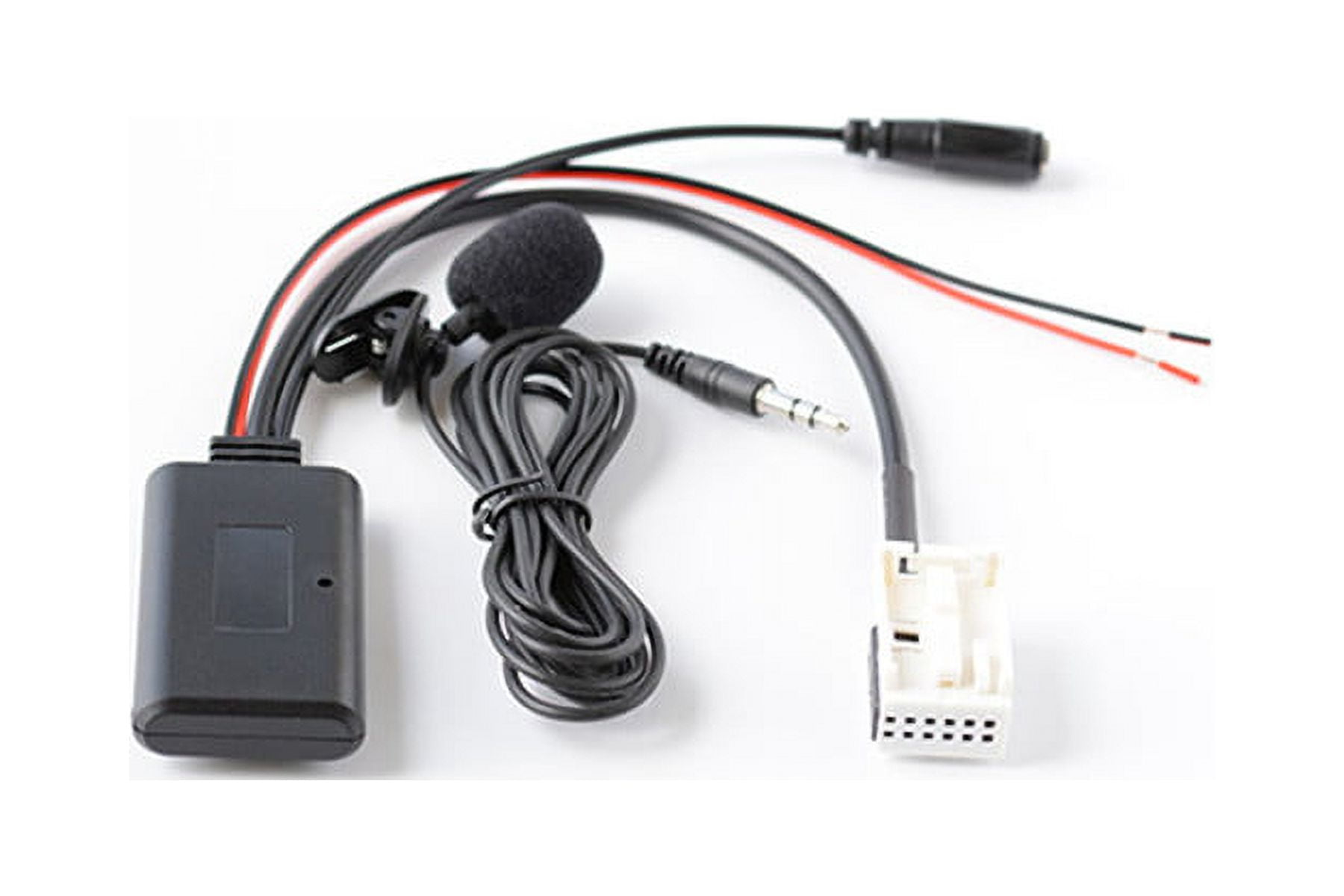 FYUU Bluetooth Aux Receiver Cable Adapter with Microphone For Mercedes ...