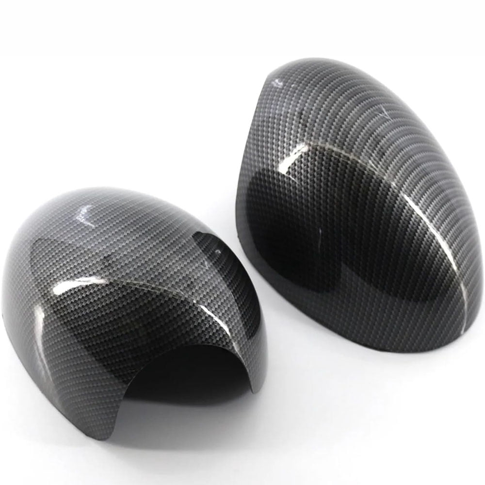 FYUU Carbon Fiber Style Mirror Cover Caps 51162754913 For BMW Mini ...