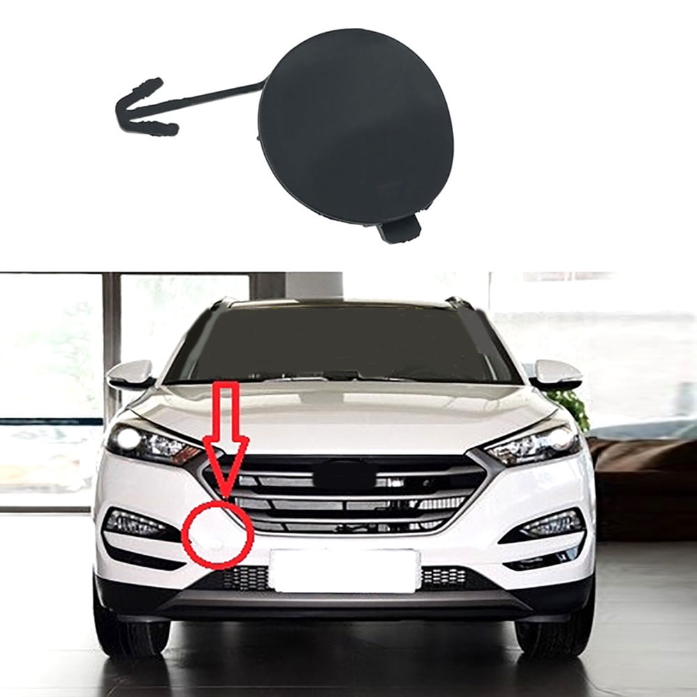 FYUU Front Bumper Tow Hook Eye Cap Cover For Hyundai Tucson 2016-2018 ...