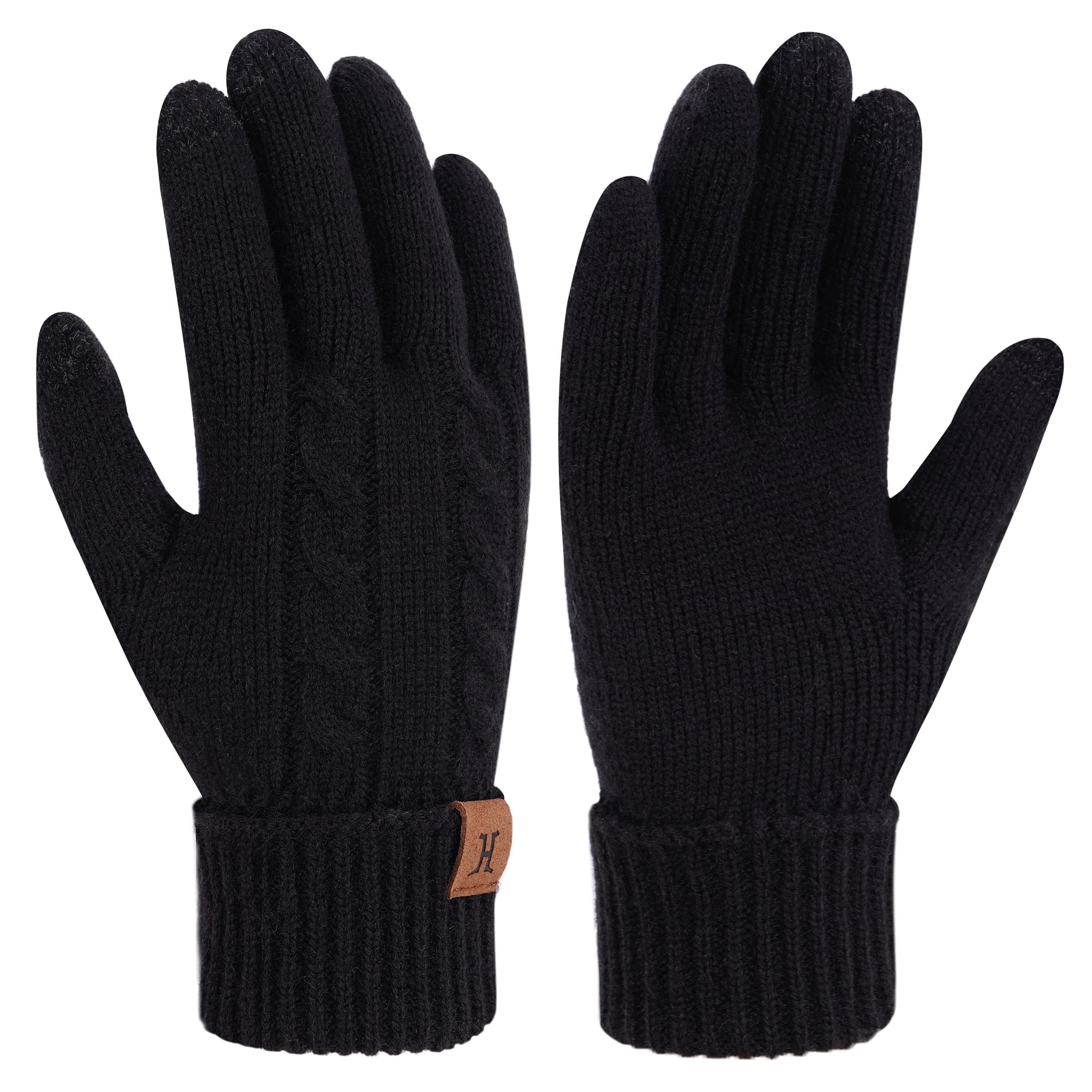 FZ FANTASTIC ZONE Womens Winter Warm Touch Screen Gloves Elastic Cuff ...