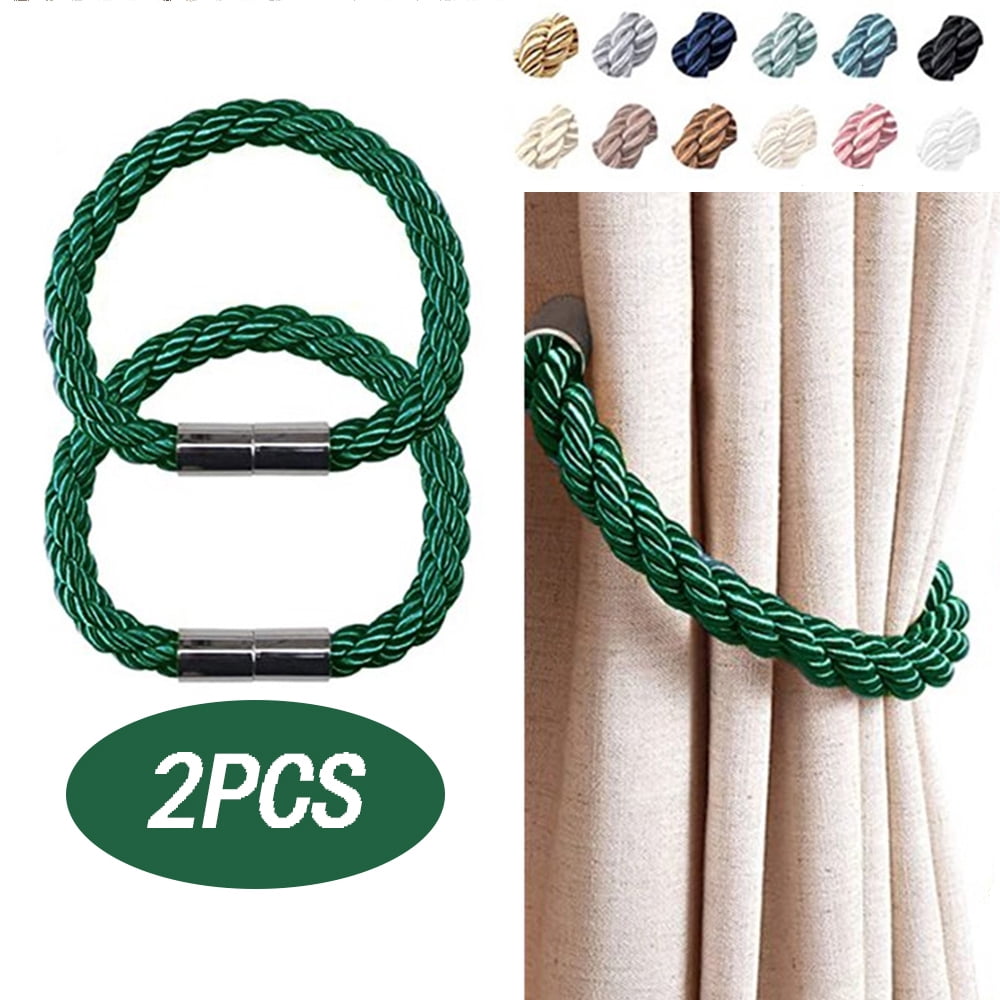 FZFLZDH 2 Pack Strong Magnetic Curtain Tiebacks Upgrade Nordic Simple ...