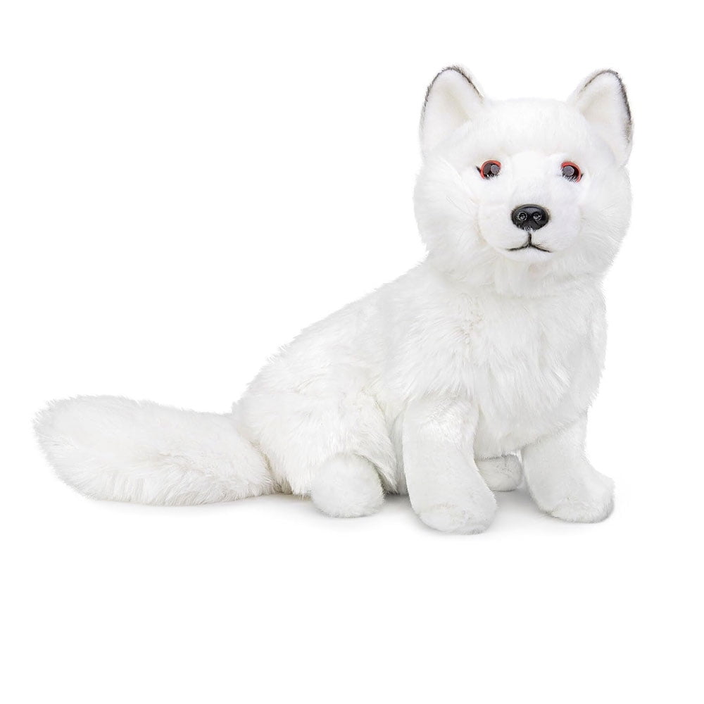 FZFLZDH Arctic Fox Stuffed Animal Plushie, Gifts for Kids, Soft Animals ...