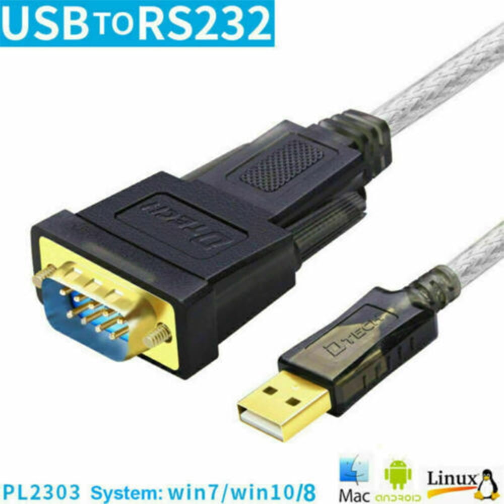 FZFLZDH USB To RS232 Serial Adapter 1M USB To Serial Converter DB9 9 ...