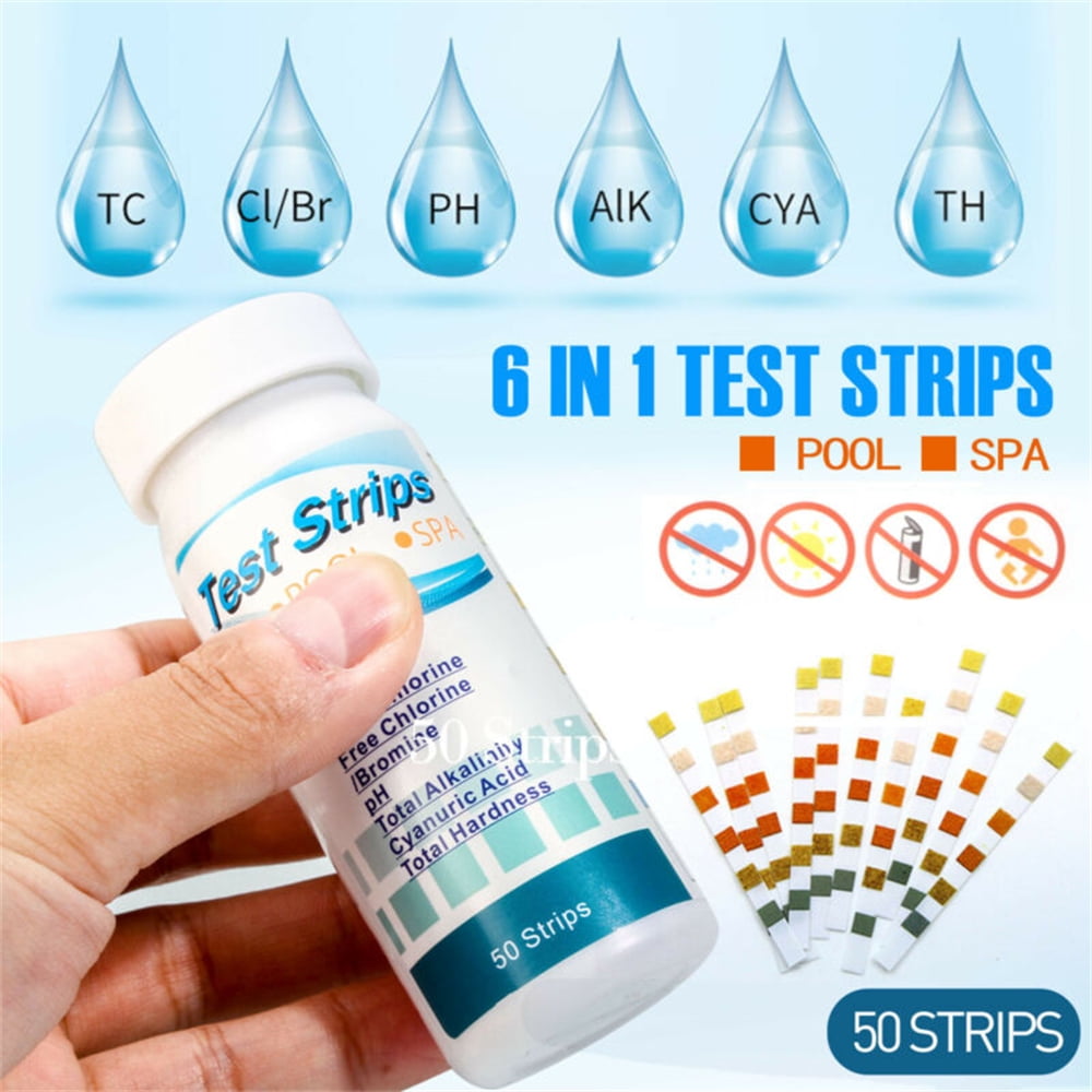 FZFLZDH Water quality test paper,6 In 1 Multi-functional Acid Water ...