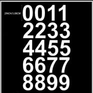 Mailbox Number Stickers Sticker Decal Alphabet Numbers Decals Vinyl ...