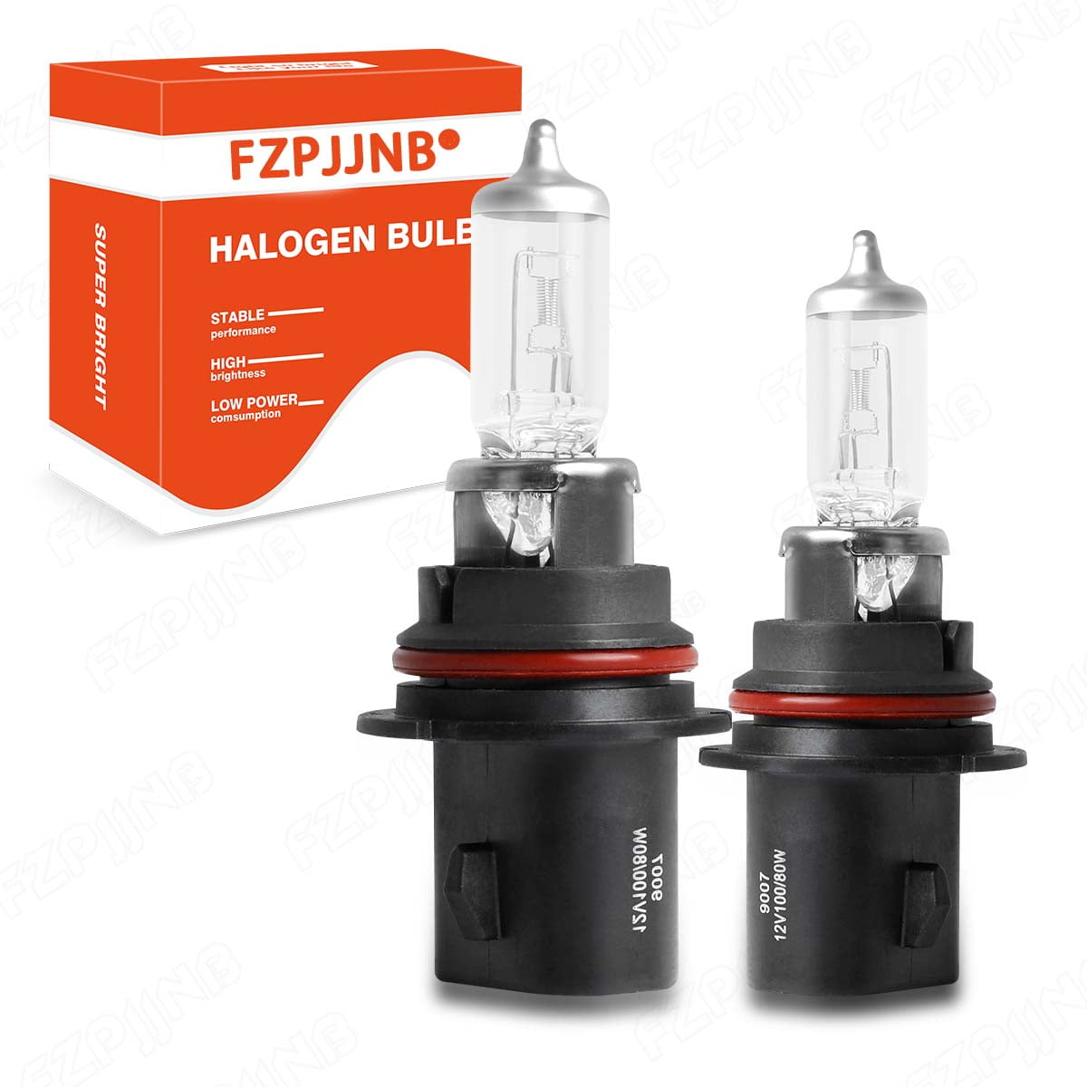 FZPJJNB 9007 HB5 Halogen Headlight Warm White Light Bulb High/Low Beam ...