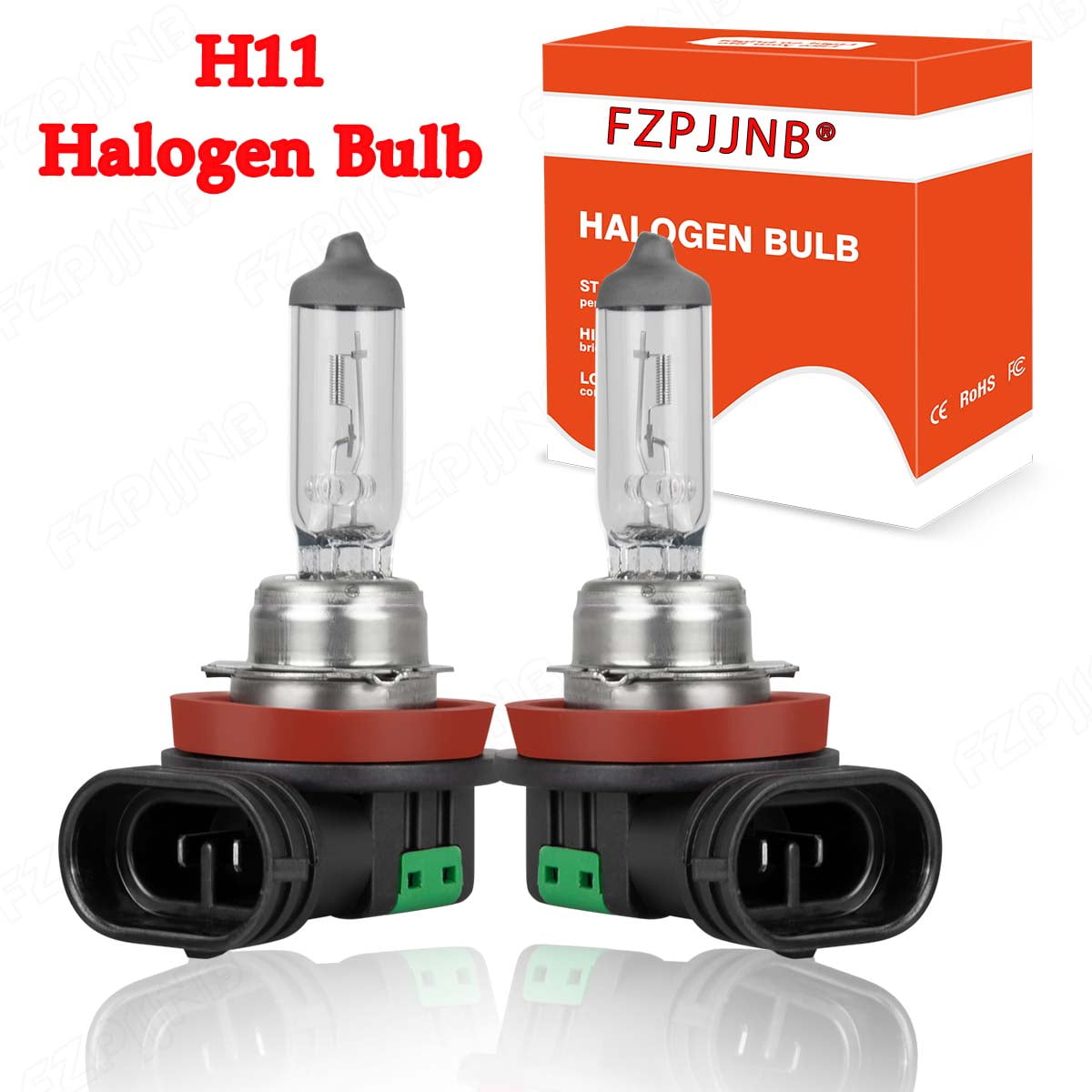 FZPJJNB For Chevy Impala 2006-2013 - H11 Halogen Headlight Bulbs High ...