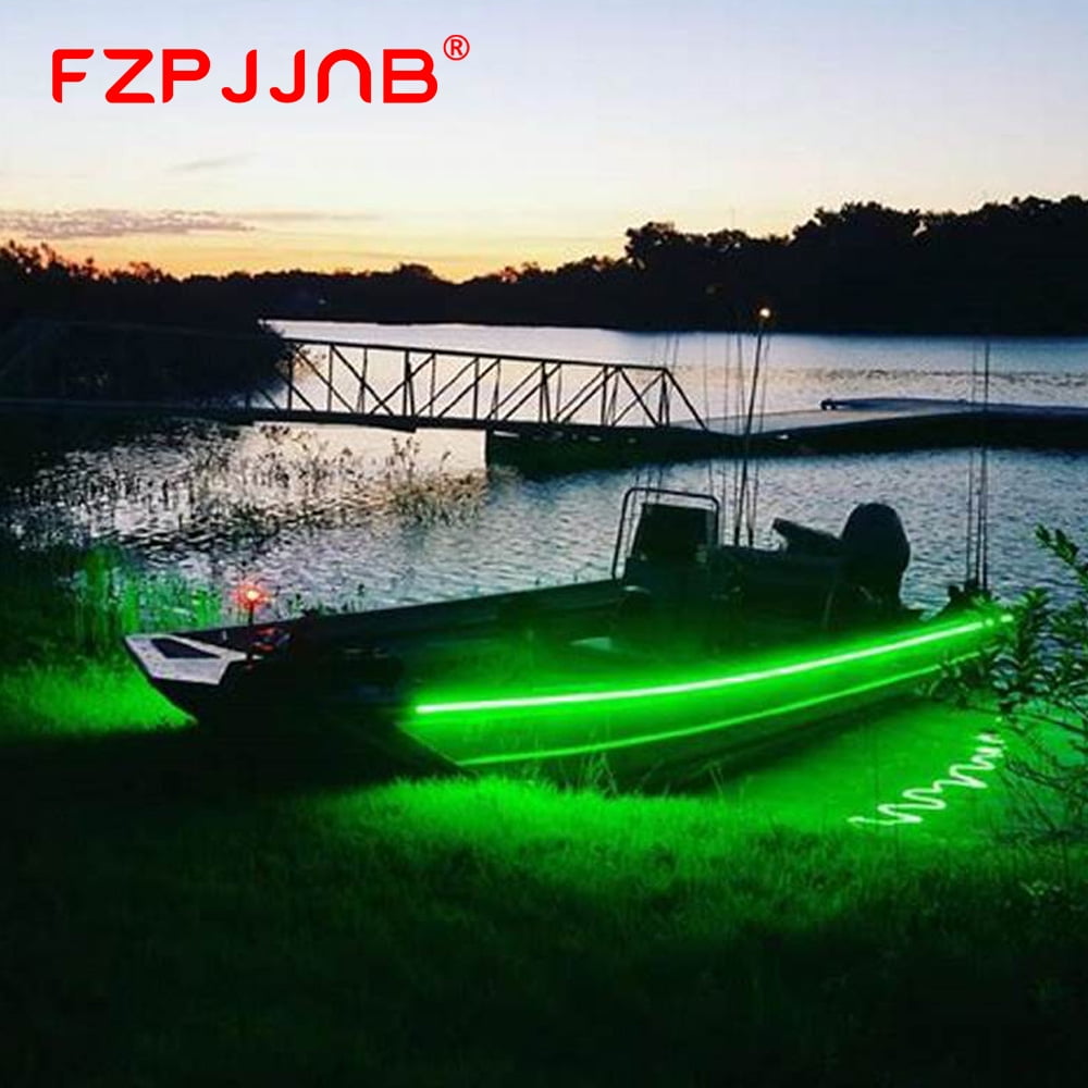 FZPJJNB Green LED Boat Light Strip Deck Waterproof 12v Bow Trailer ...