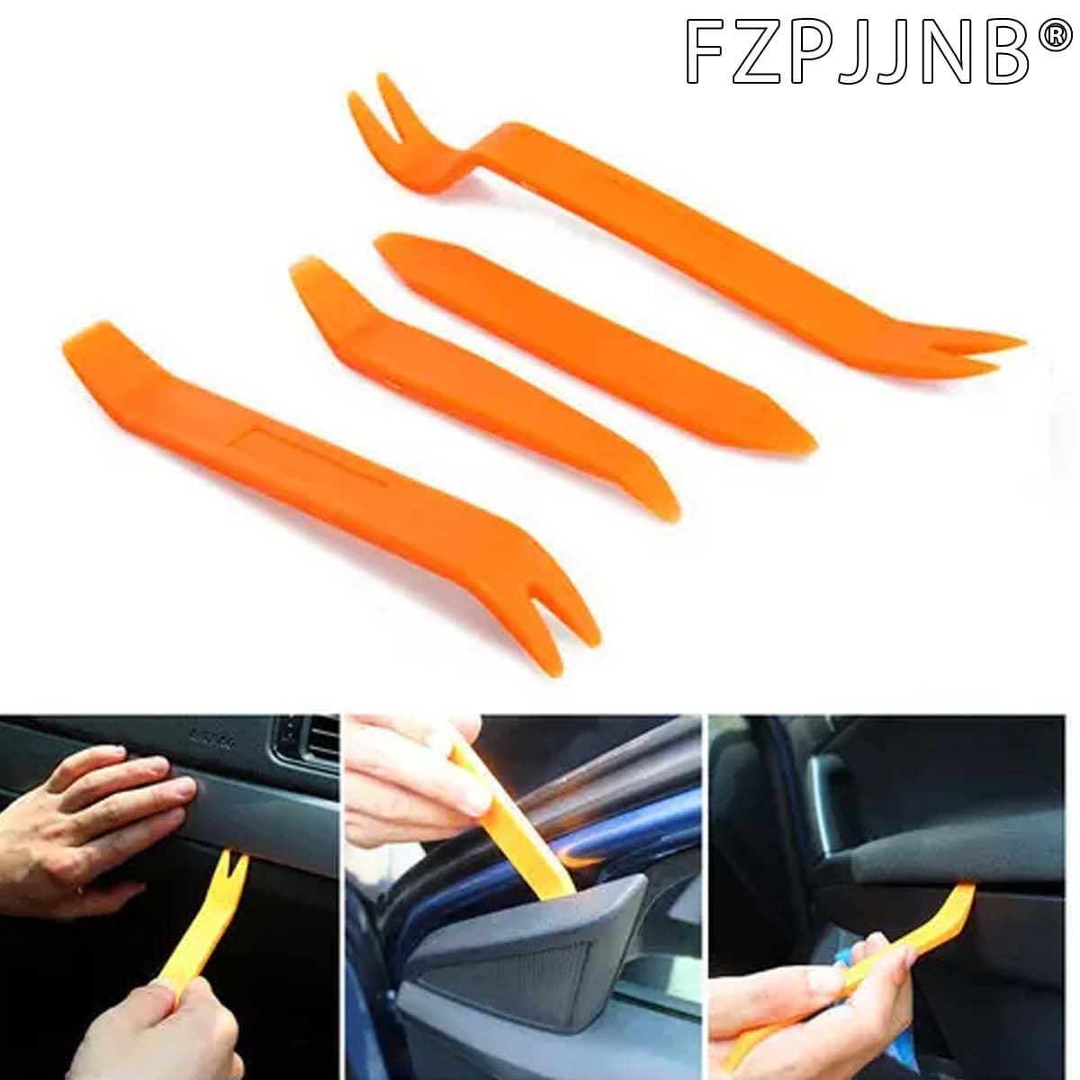FZPJJNB Plastic Car Panel Pry Tool Kit Door Body Clip Trim Removal Set ...