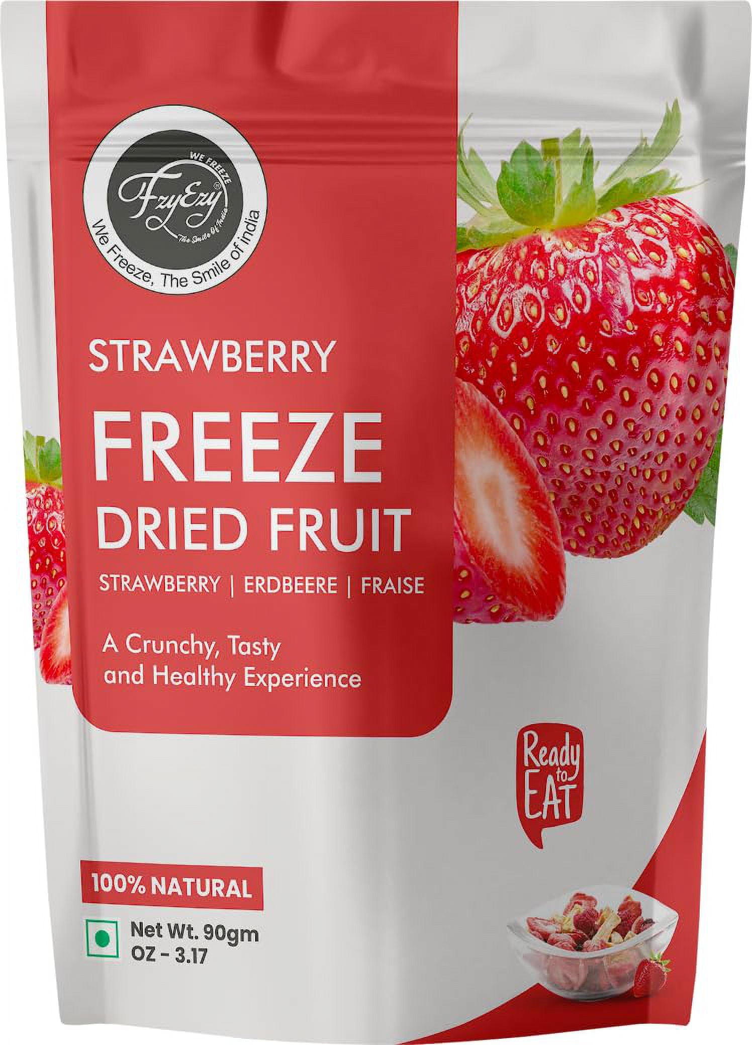 FZYEZY Natural Freeze Strawberry TGF4 for Kids and Adults| Vegan ...