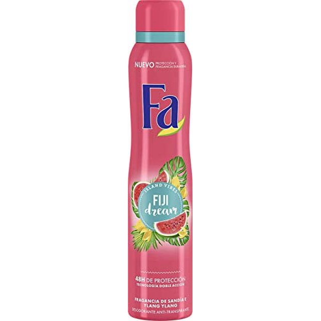 Fa Fiji Dream Watermelon and Ylang Ylang Deodorant Spray 200 ml 6.75 oz ...