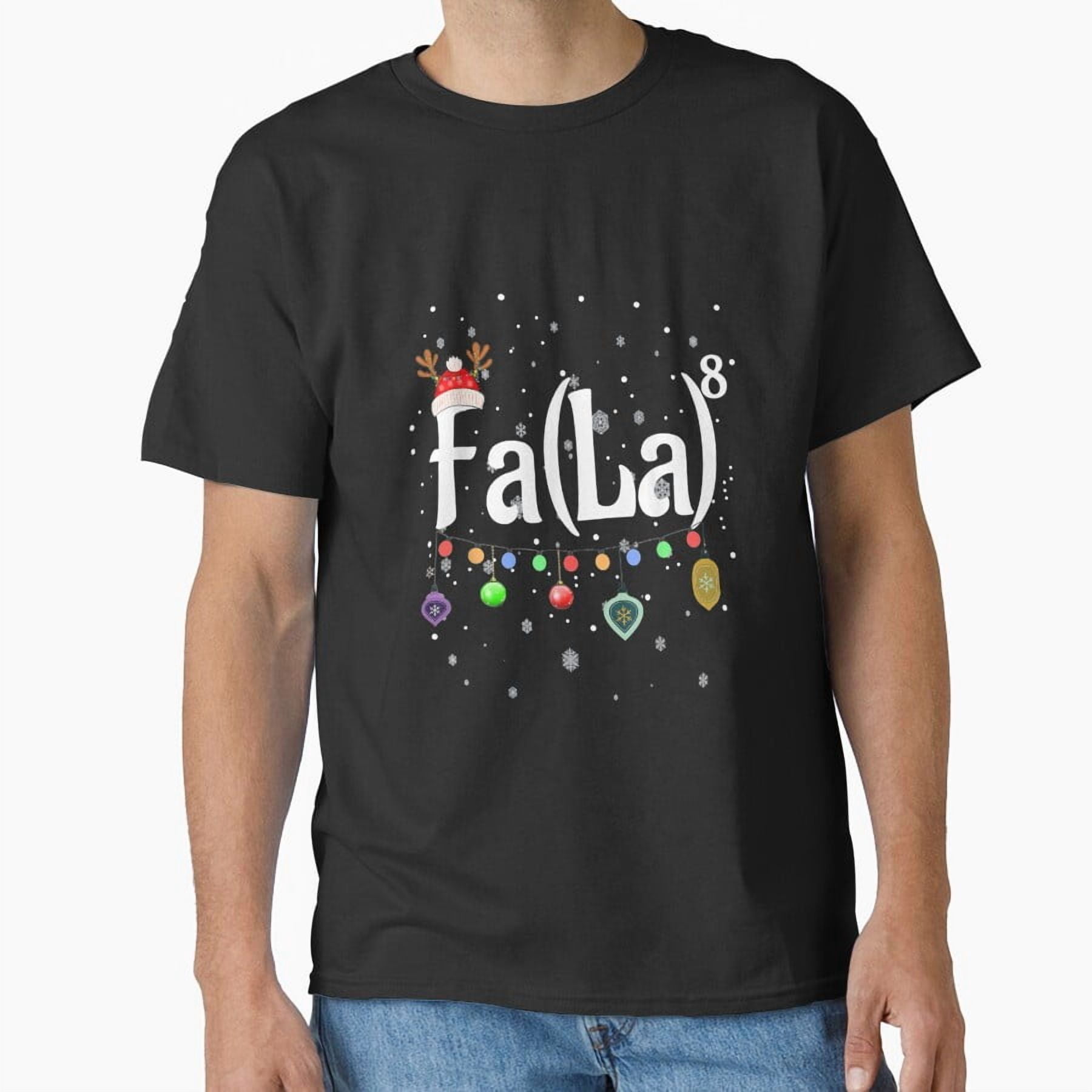Fa La 8 Funny Christmas St. Nick Fa La Math Gift For A Teacher Geek ...