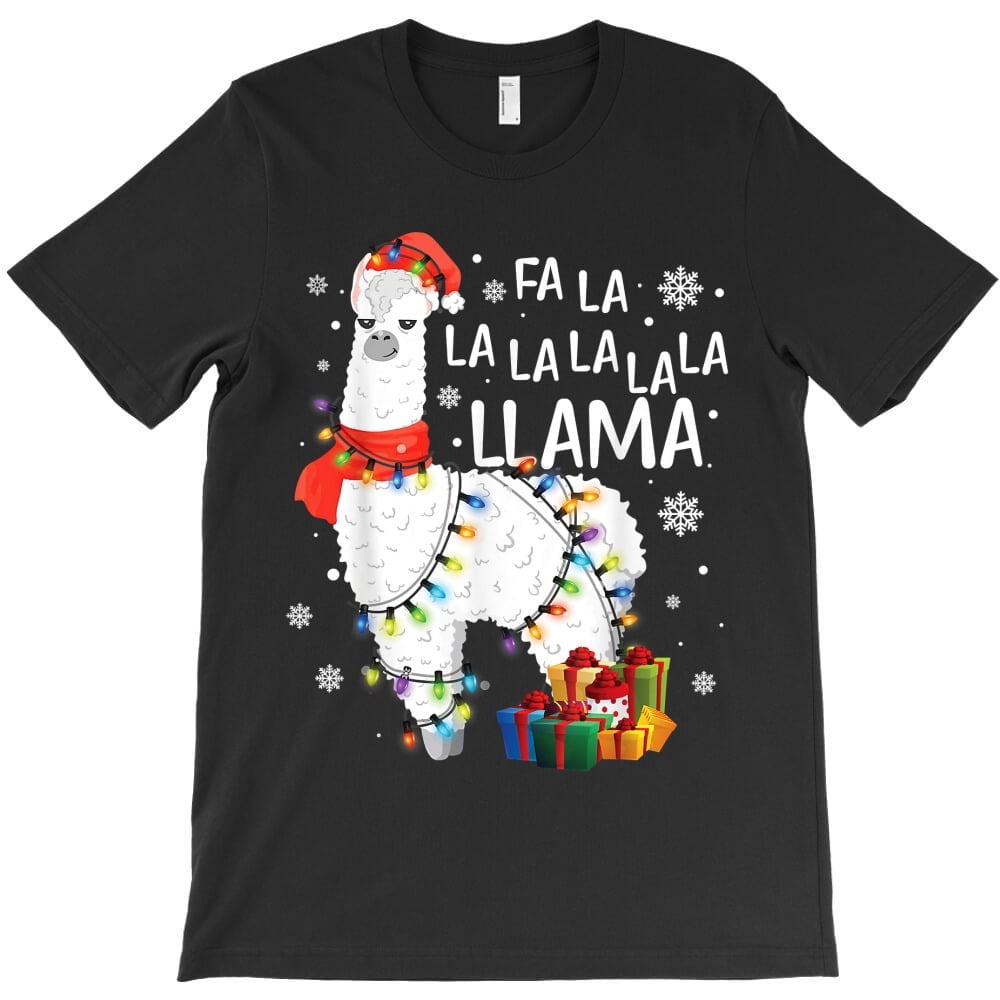 Fa La La Llama Funny Christmas Llama Lover Holiday Graphic - Everyday ...