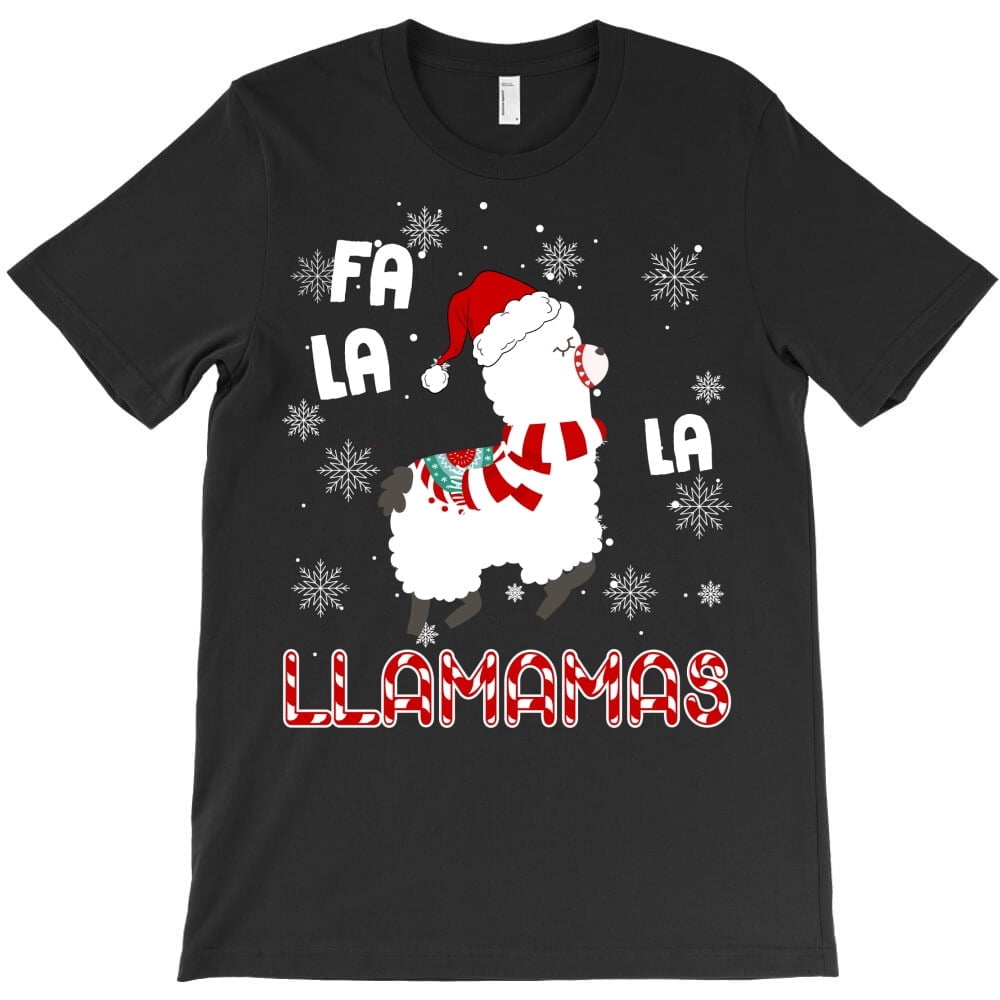 Fa La La Llamas Funny Christmas Holiday Animal Pun Graphic - Fan ...