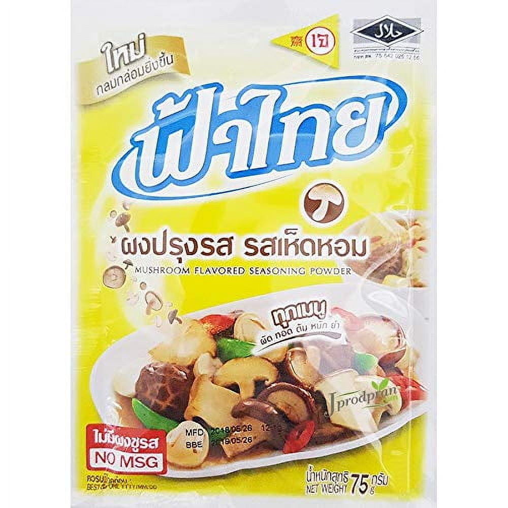 Fa Thai, Seasoning Powder, SAF21 Mushroom Flavour, 75 g. [Pack of 3 ...
