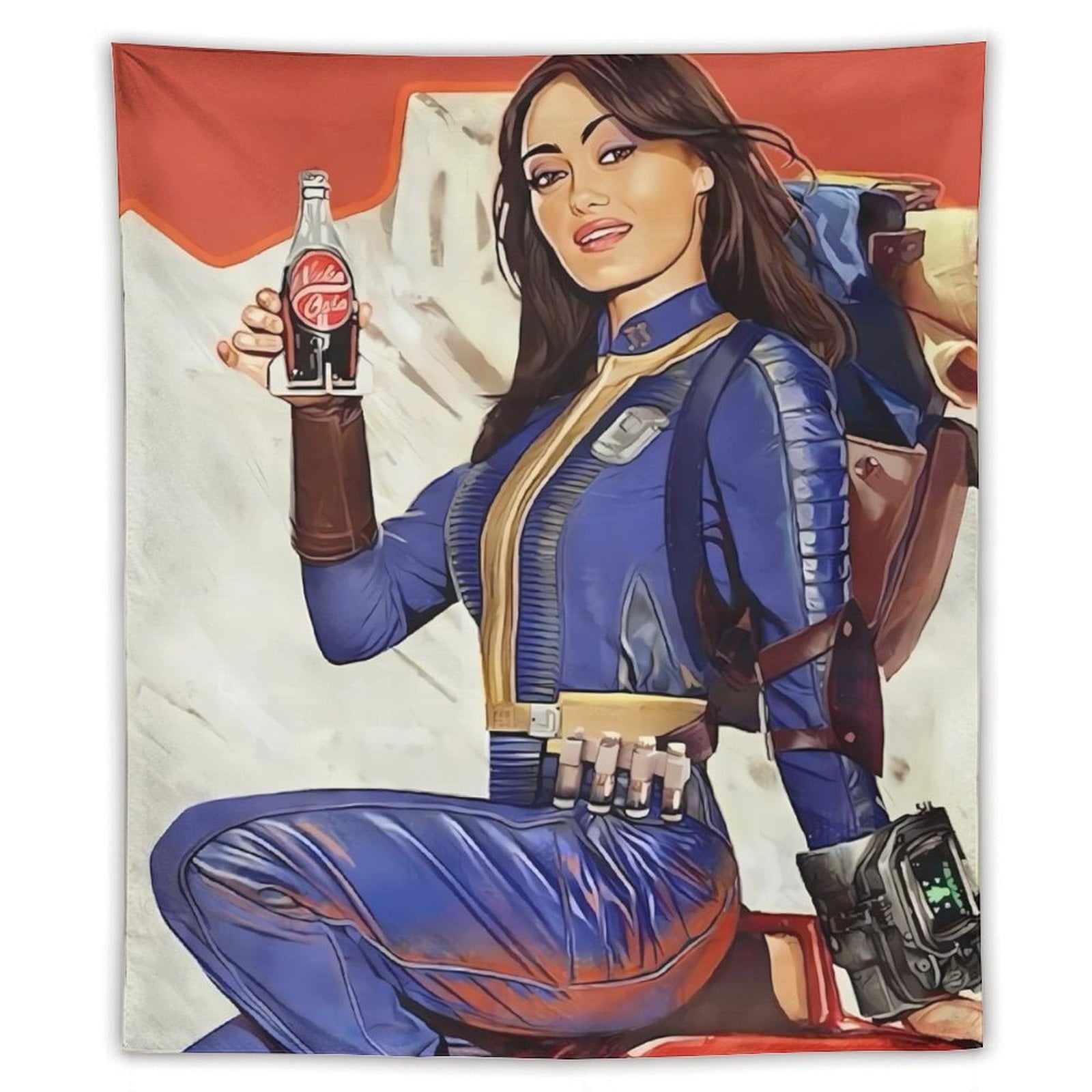 Fa-llout Tapestry, Wall Hanging Decor, Aesthetic for Bedroom, Living ...