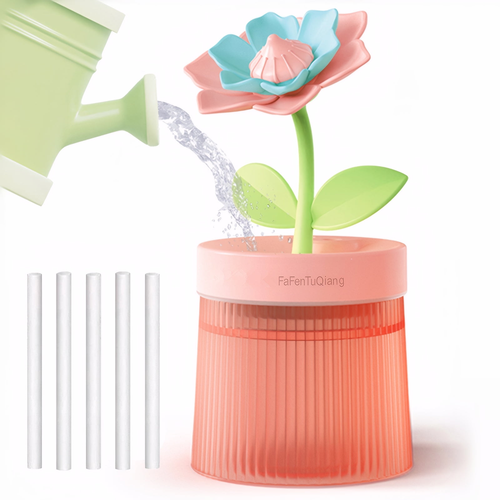 FaFenTuQiang Desk Humidifier, 260ml, Ultrasonic, Cool Mist, Cute ...