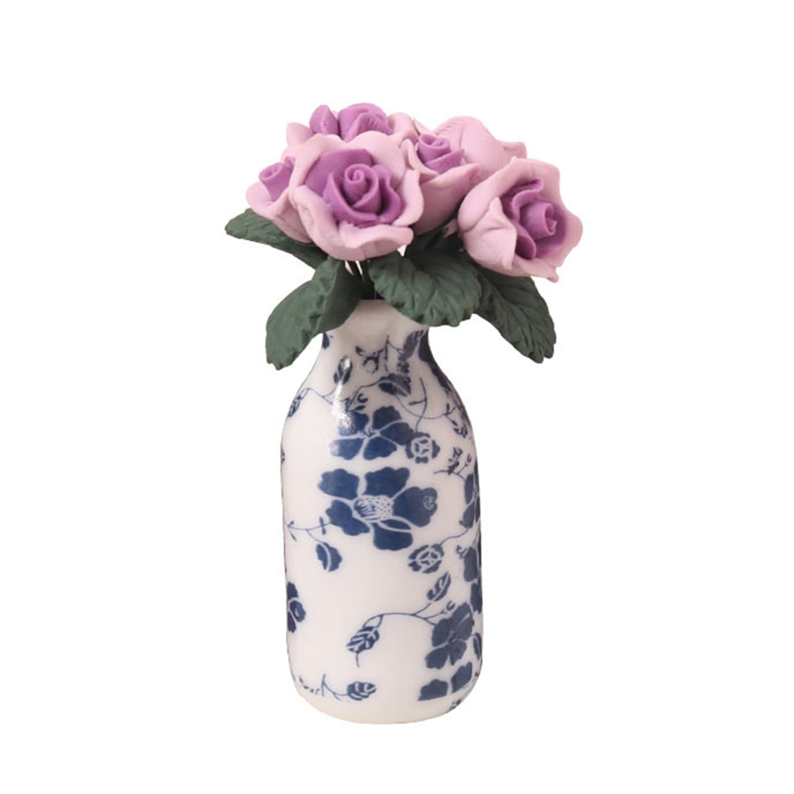 FaLX 1/12 Rose Vase Model - High Simulation Compact Realistic Smooth ...