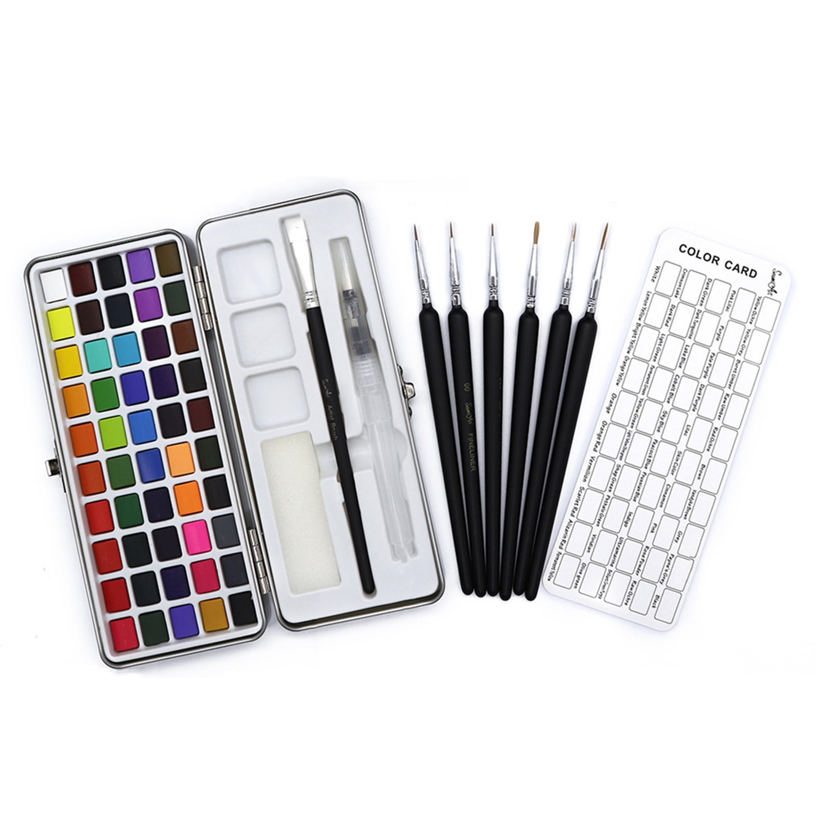 FaLX 1 Set Solid Watercolor Set - Solid Concentration - 50/72/90 Colors ...