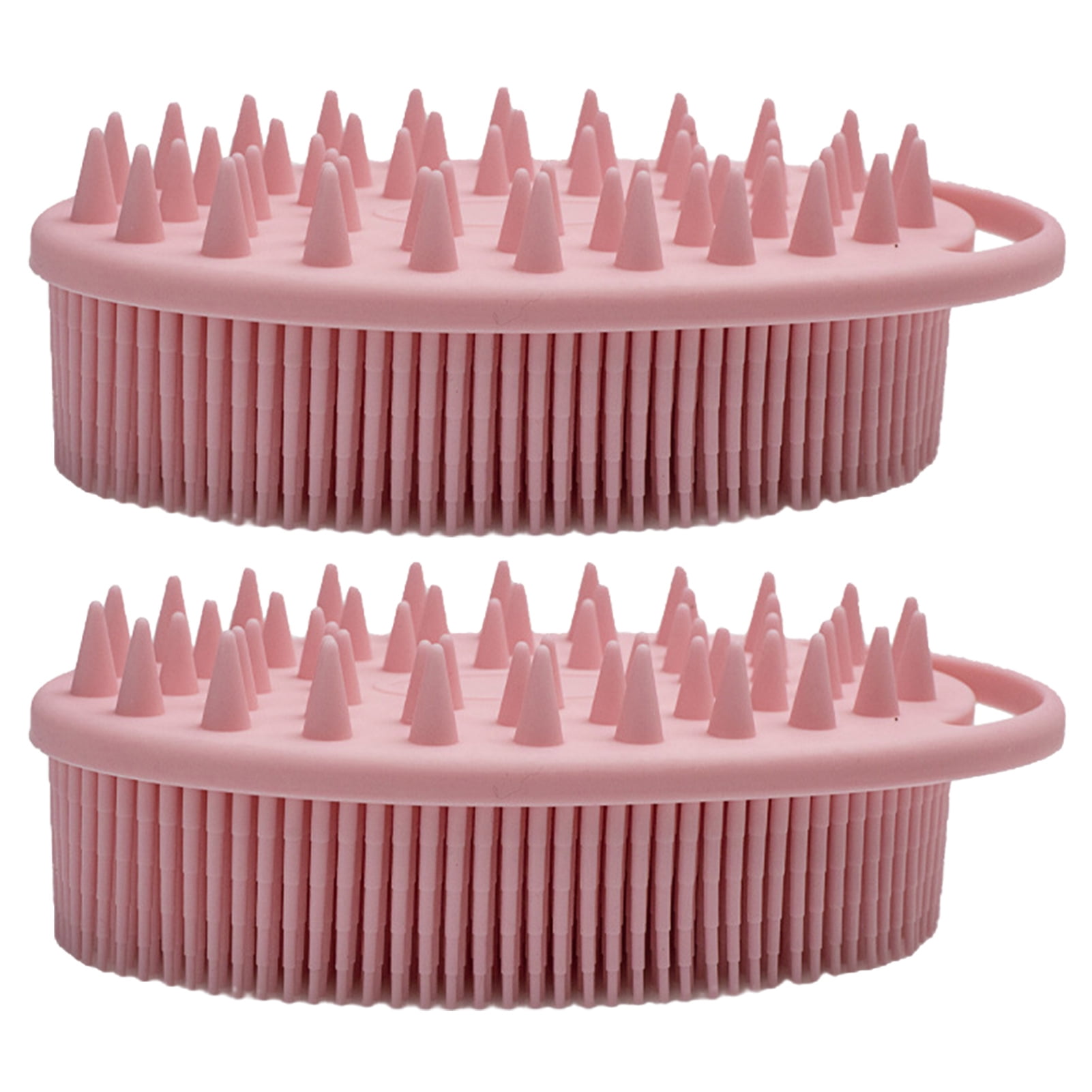 Falx 2 Pack Soft Bristles Silicone Body Scrubber Brush Deep Cleansing