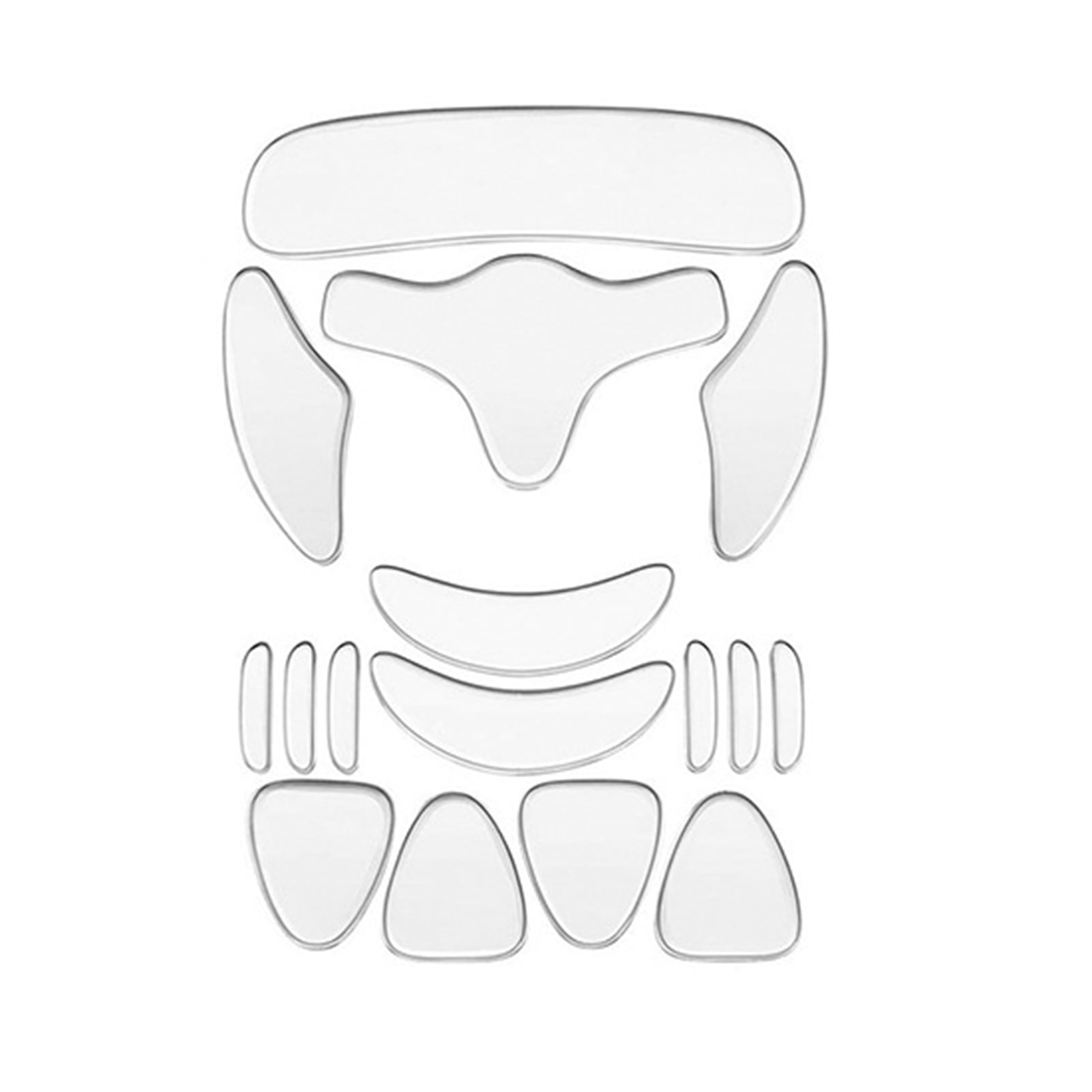 FaLX Anti-Wrinkle Silicone Patches, 16Pcs/Set - Overnight Skin Firming ...