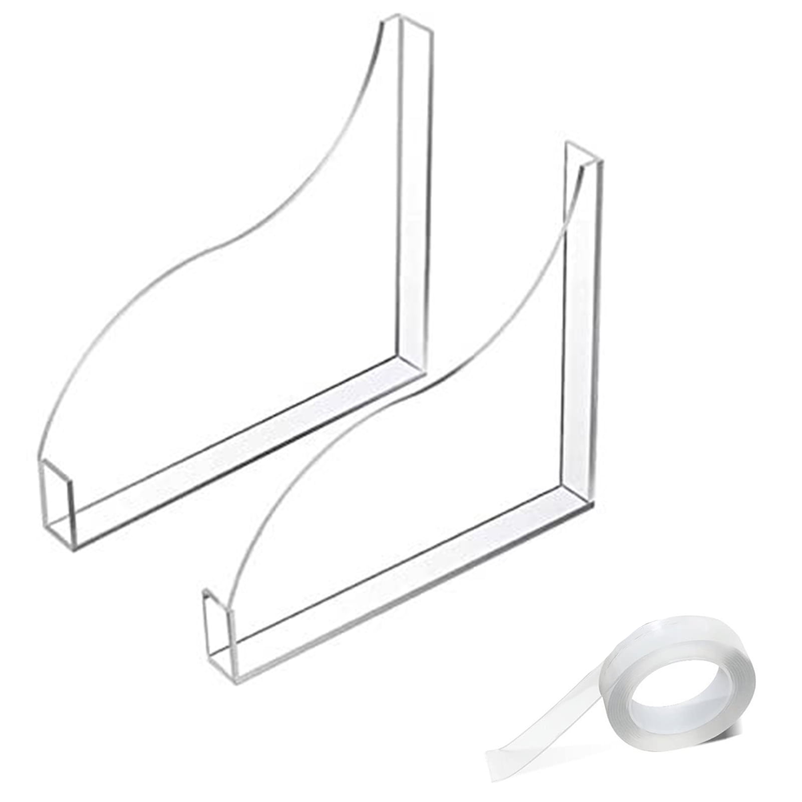 FaLX Curved Bathtub Splash Guards for Tub Corner and Edges - 1 Pair ...