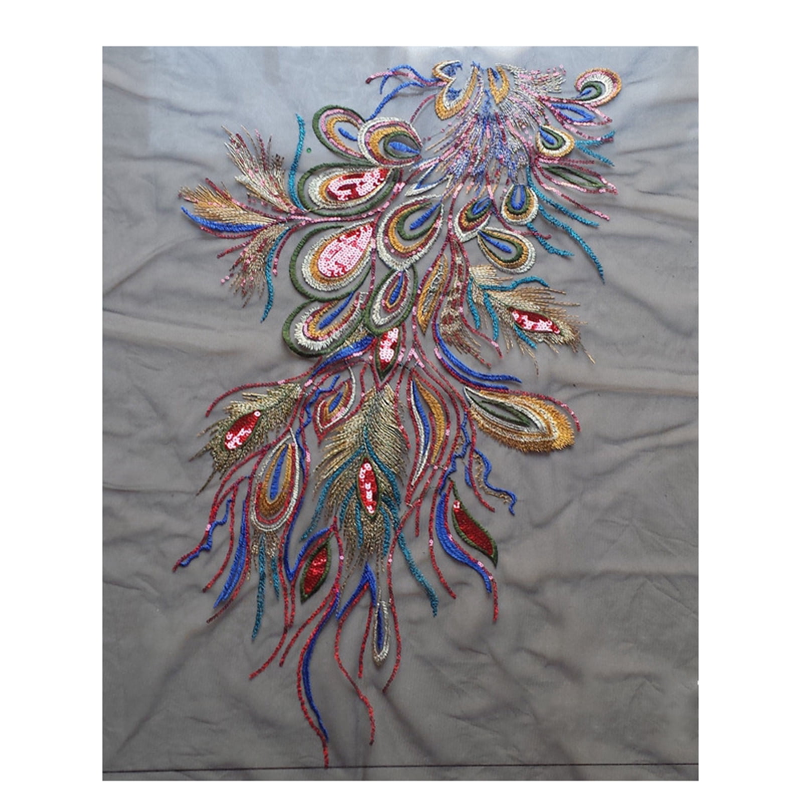 FaLX Dress Applique Shining Hand Embroidery - Sparkling DIY Clothing ...