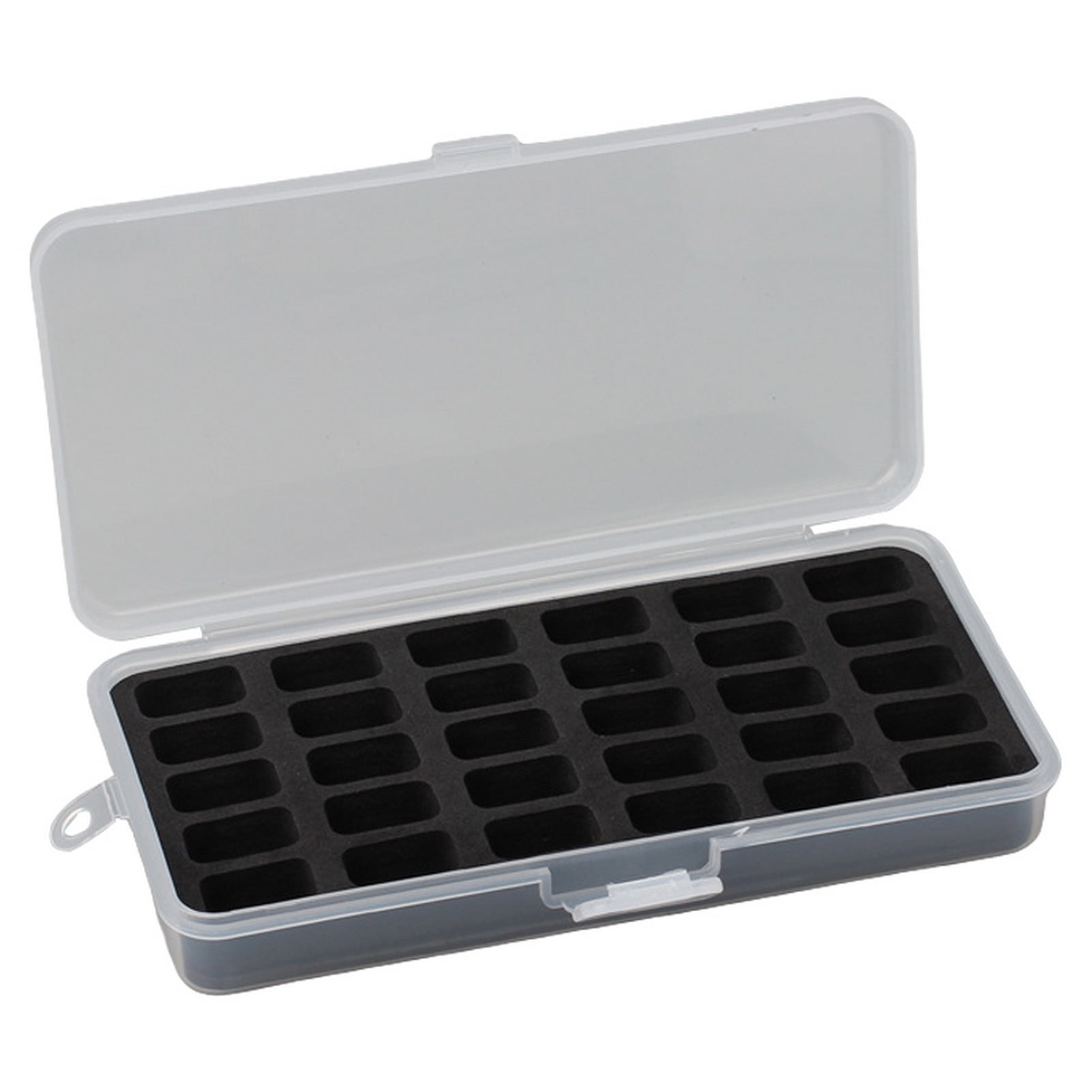 FaLX Spool Storage Box - Transparent Dustproof with Lid Compact Multi ...