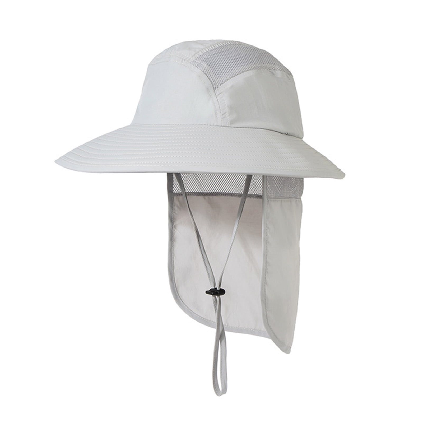 FaLX Unisex Sun Hat - Wide Brim, Breathable Mesh - Adjustable, UV ...