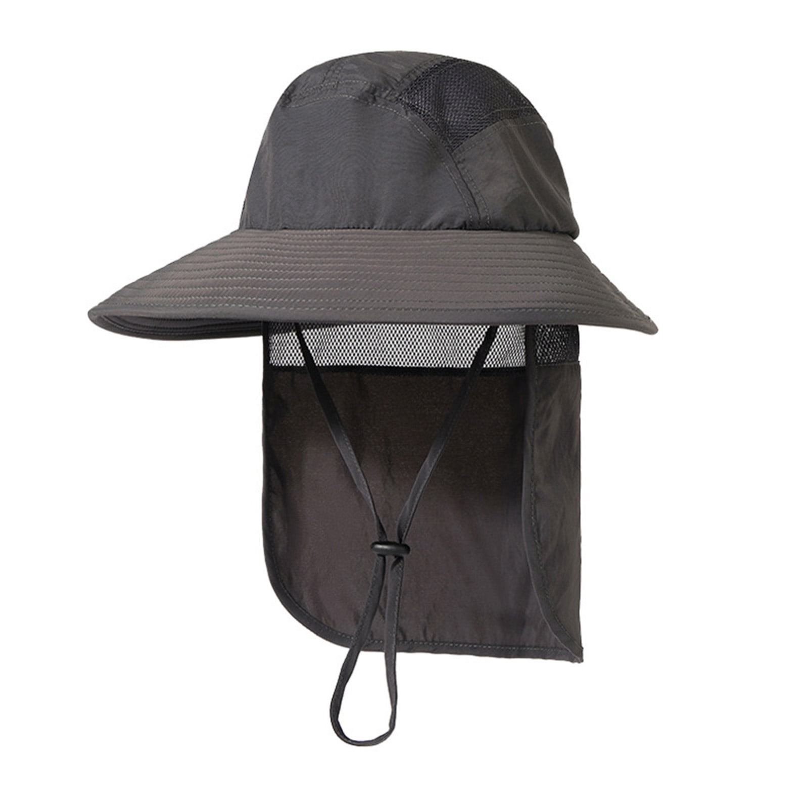 FaLX Unisex Sun Hat - Wide Brim, Breathable Mesh - Adjustable, UV ...