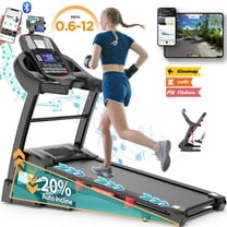 Treadmill with 15% Auto Incline, Treadmills for Home, Treadmill with ...