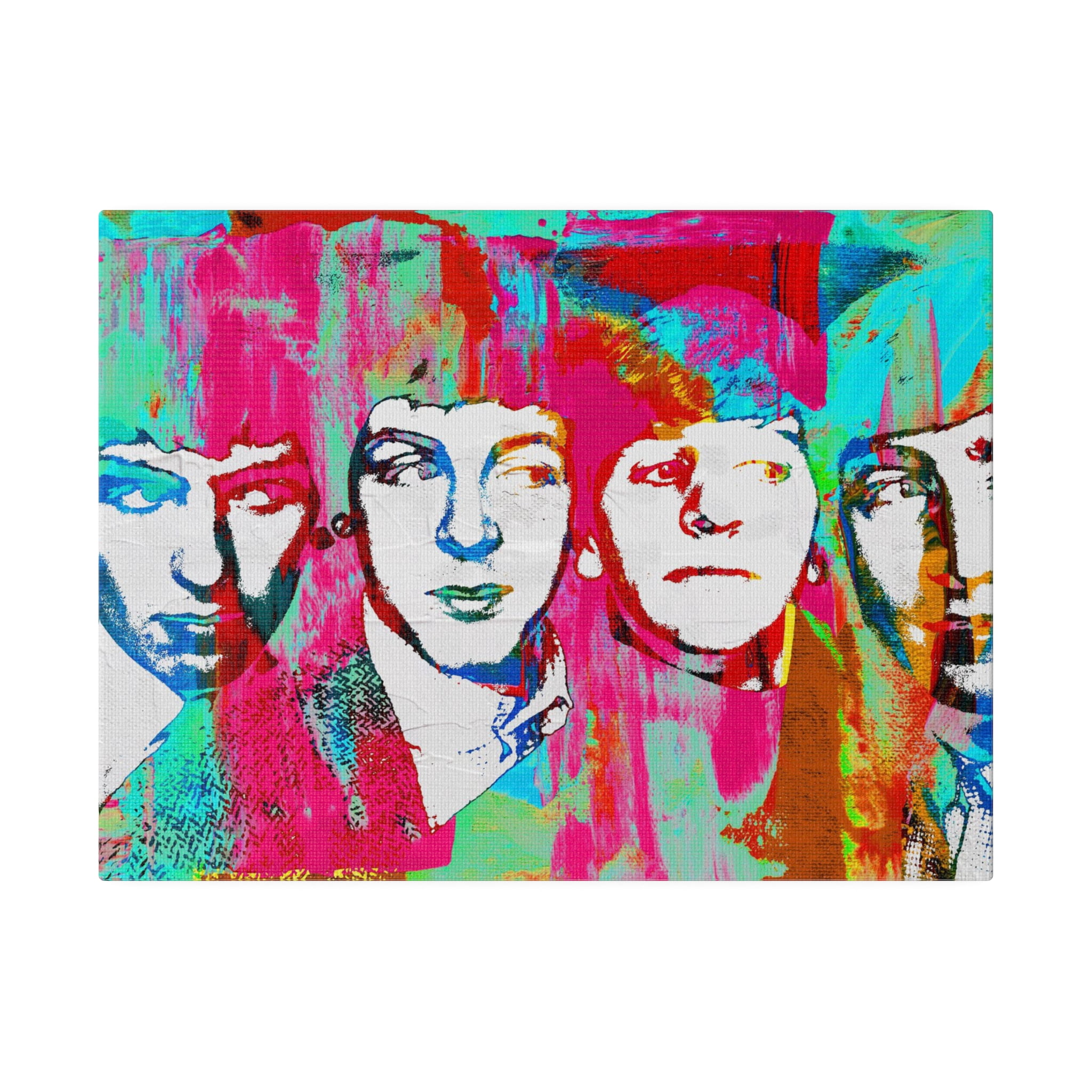 Fab Four Dream Canvas Wall Art - Pop Art by Stephen Chambers - Walmart.com
