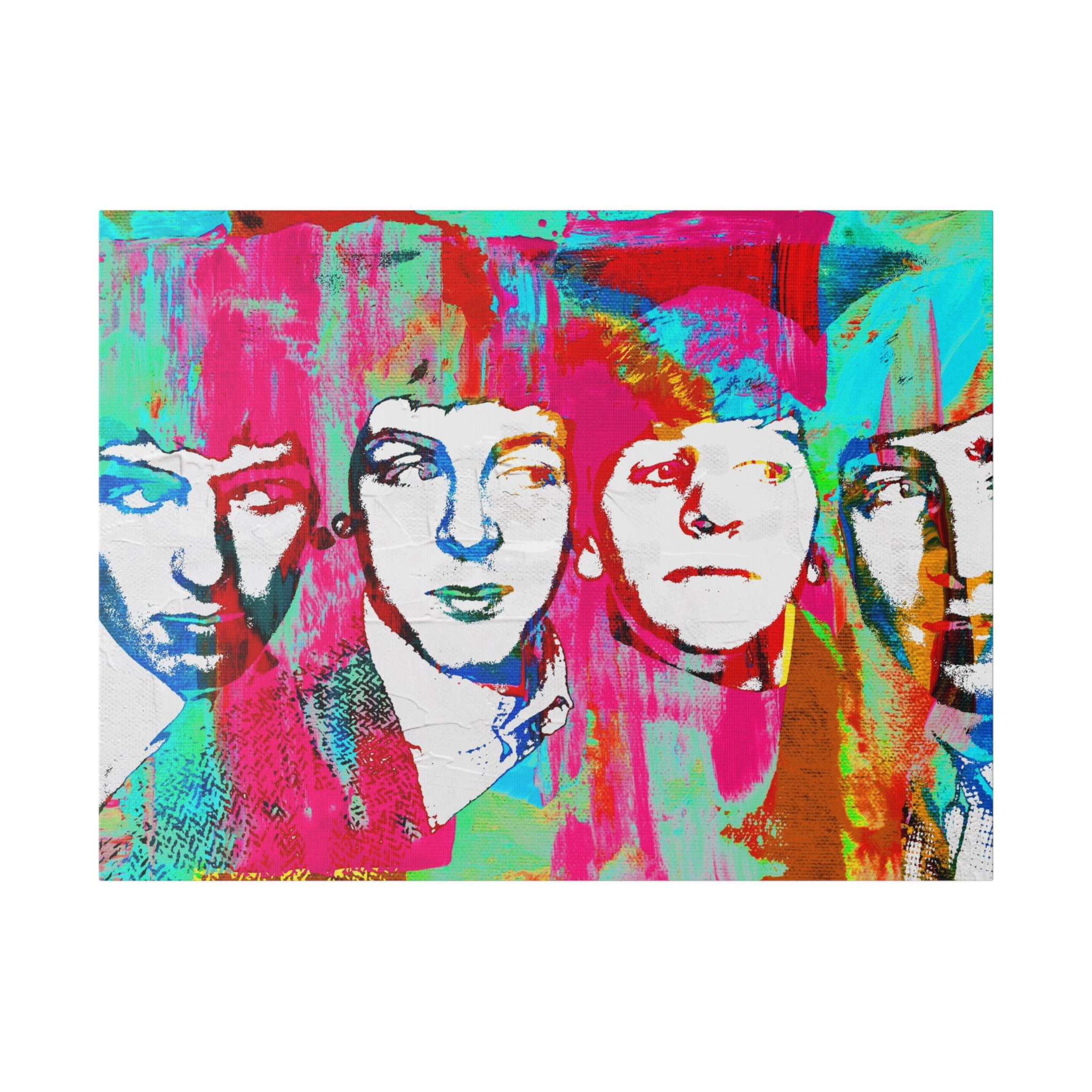 Fab Four Dream Canvas Wall Art - Pop Art by Stephen Chambers - Walmart.com