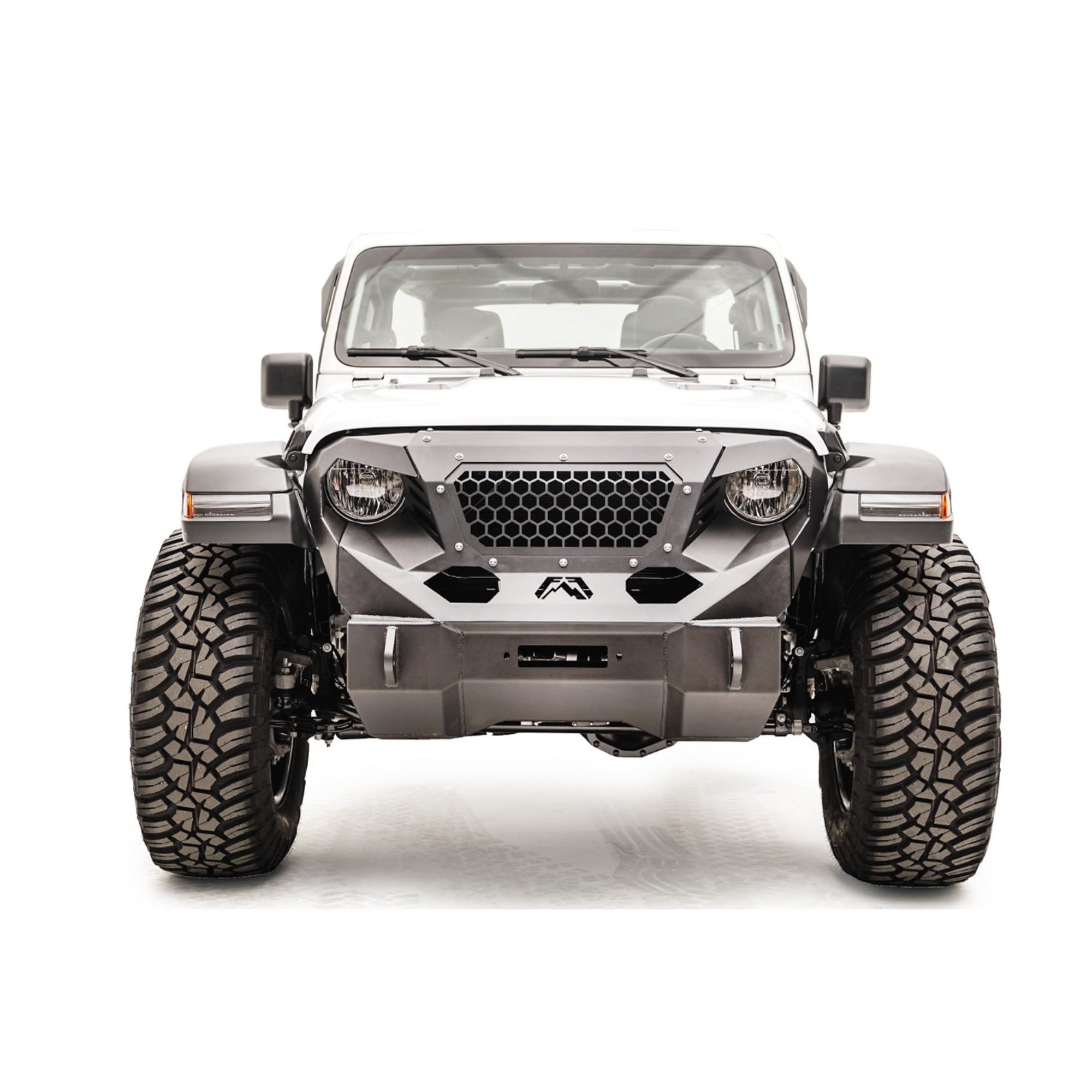 Fab Fours 18-C Wrangler Jl Stubby Grumper Fits select: 2021 JEEP ...