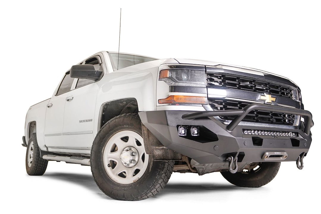 Fab Fours Cs16 X4852 1 Matrix Front Bumper Fits 16 18 Silverado 1500 ...
