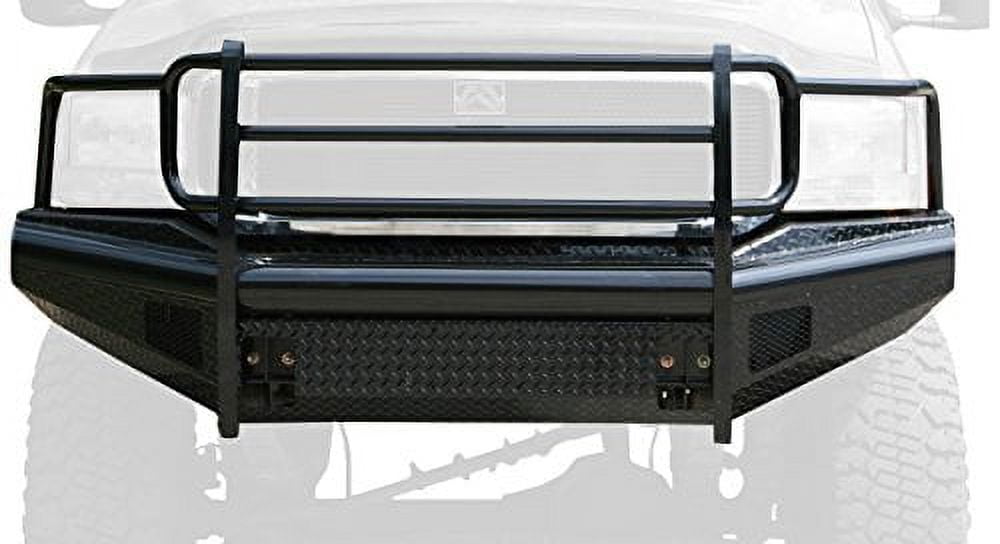 Fab Fours FS99-S1660-1 Black Steel Front Ranch Bumper Fits select: 1999 ...