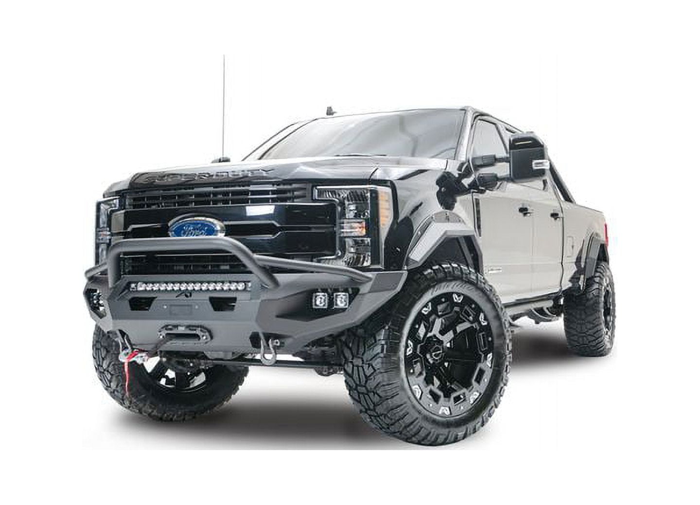 Fab Fours Inc. FS17-X4162-1 Matrix Front Bumper with Pre-Runner Guard ...