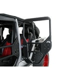 Fab Fours JK1031-1 Full Tube Doors; Single Stage Black Powder Coat ...