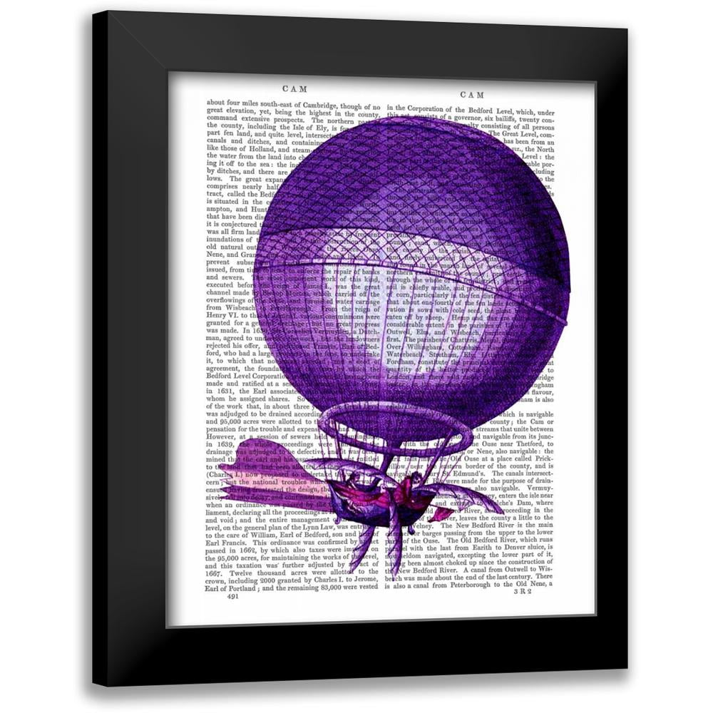 Fab Funky 12x14 Black Modern Framed Museum Art Print Titled ...