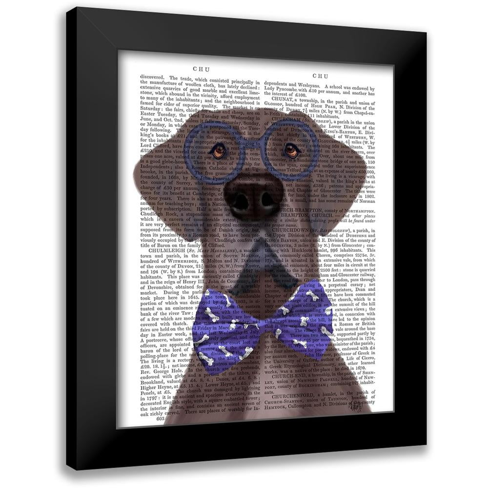 Fab Funky 12x14 Black Modern Framed Museum Art Print Titled - Great ...